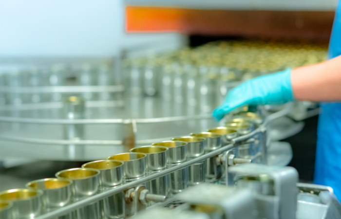 Temperature control in food process manufacturing